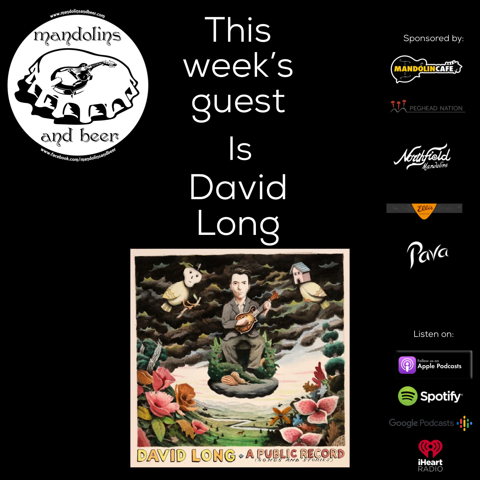 The Mandolins and Beer Podcast Episode #107 David Long – Mandolins and ...